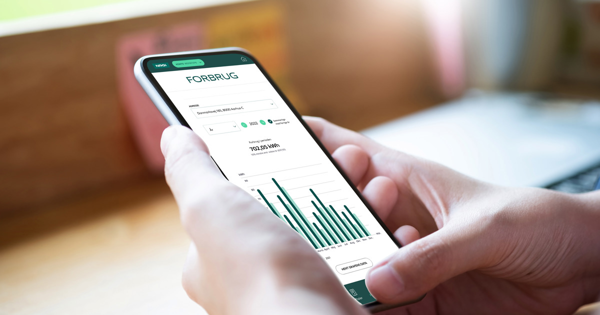 Følg nemt dit elforbrug med Mit NRGi app’en | NRGi